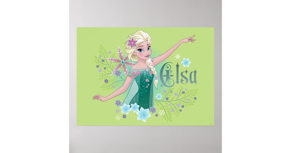 Elsa | Giving from the Heart Poster | Zazzle