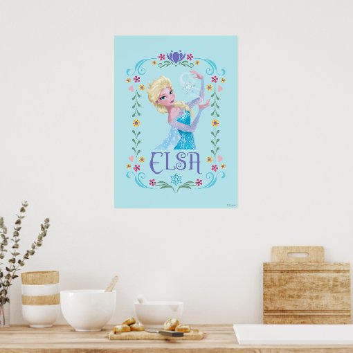 Elsa | My Powers are Strong Poster | Zazzle