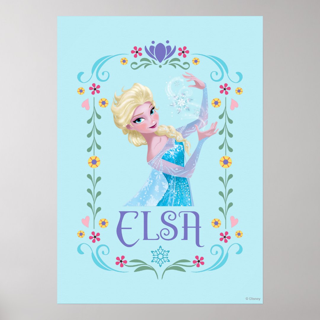 Elsa | My Powers are Strong Poster | Zazzle