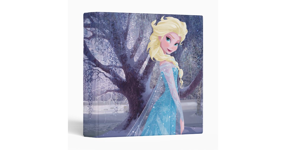 Elsa | Side Profile Standing Binder | Zazzle
