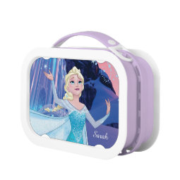 Elsa | Sparkling, Elegant Ice Lunch Box | Zazzle