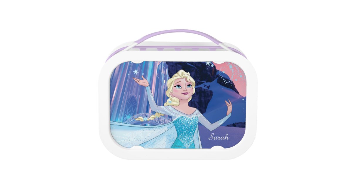 Elsa | Sparkling, Elegant Ice Lunch Box | Zazzle