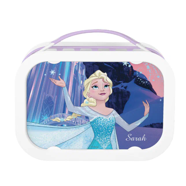 Elsa | Sparkling, Elegant Ice Lunch Box | Zazzle