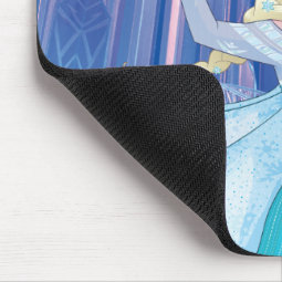 Elsa | Sparkling, Elegant Ice Mouse Pad | Zazzle