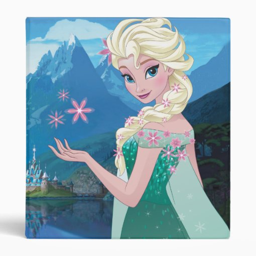 Elsa | Summer Wish 3 Ring Binder | Zazzle