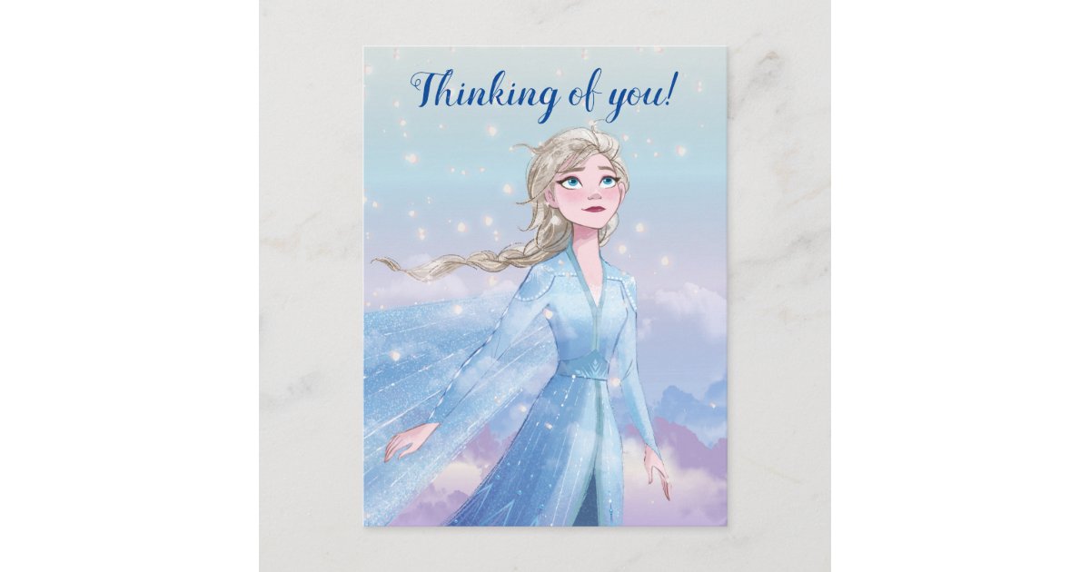 Elsa - Thinking of You Postcard | Zazzle