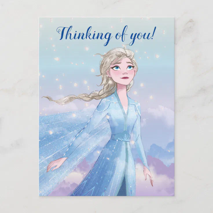 Elsa - Thinking of You Postcard | Zazzle