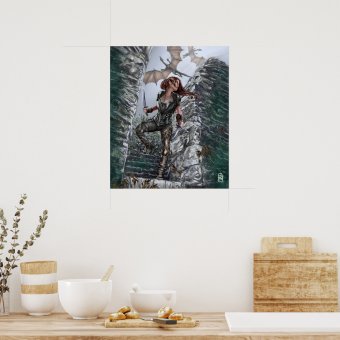 Elven Huntress Poster | Zazzle