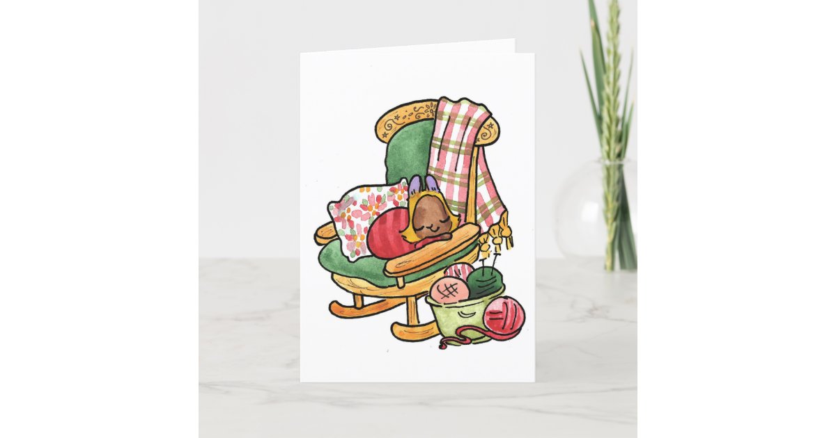 Elvis on the rocking chair holiday card | Zazzle
