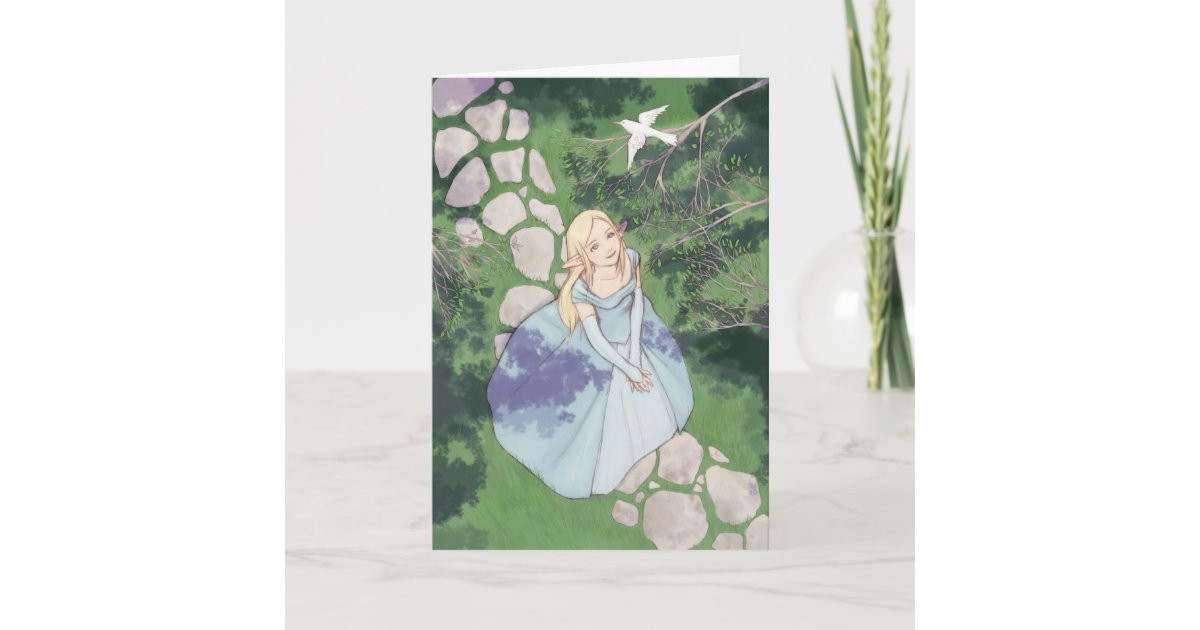 Elvish Greeting Card | Zazzle