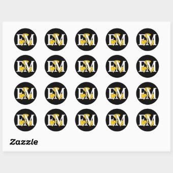EM Navy Nuke Classic Round Sticker | Zazzle