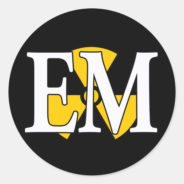 EM Navy Nuke Classic Round Sticker | Zazzle.com
