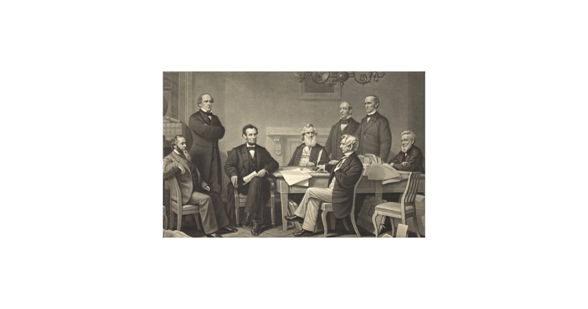 Emancipation Proclamation 1866 Canvas Print | Zazzle