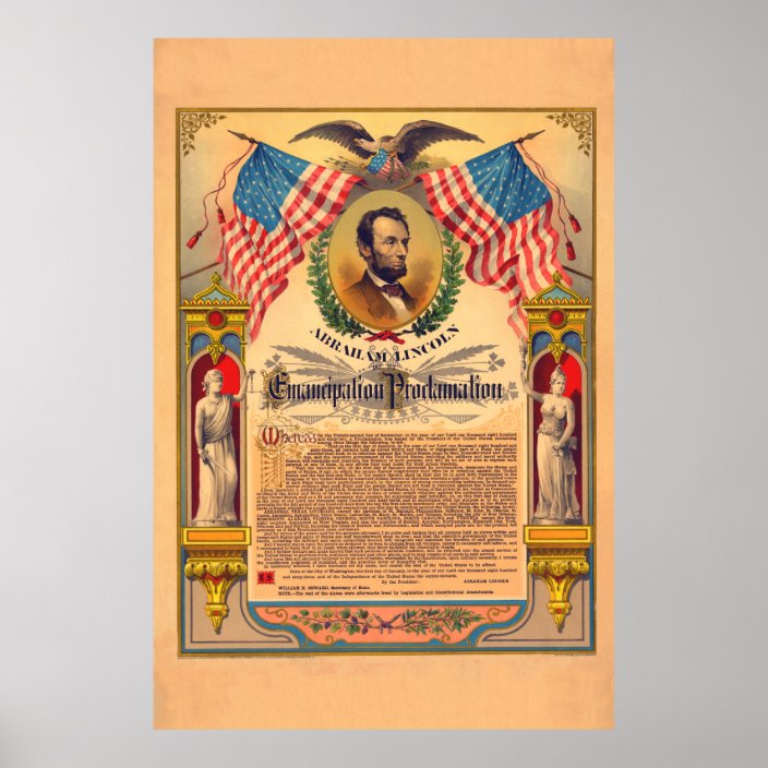 Emancipation Proclamation Poster | Zazzle.com