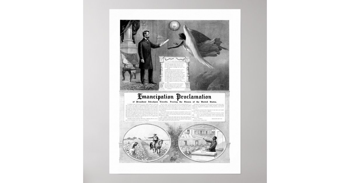 Emancipation Proclamation Poster | Zazzle