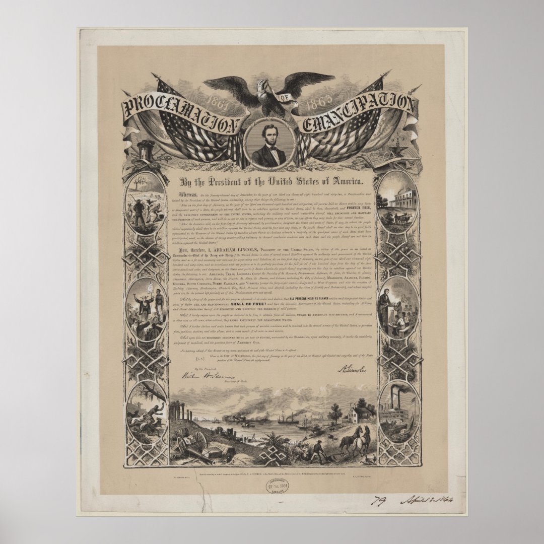 Emancipation Proclamation Poster | Zazzle