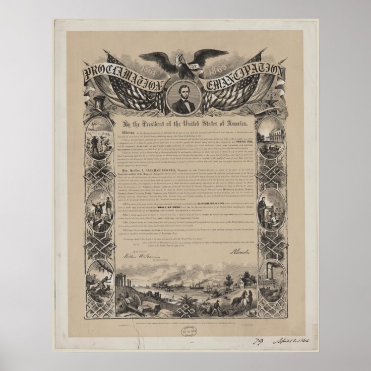 Emancipation Proclamation Poster | Zazzle