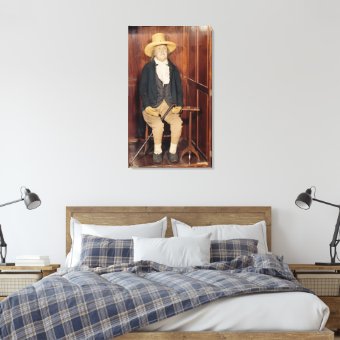 Embalmed body of Jeremy Bentham Canvas Print | Zazzle