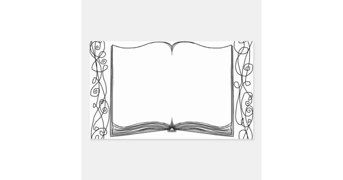 Embellished Book Sticker Bookplate | Zazzle