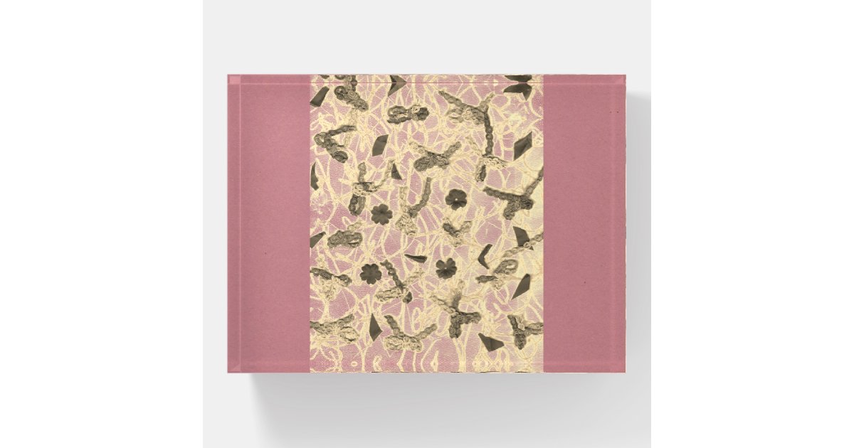 Embellished Floating Bows Paperweight | Zazzle