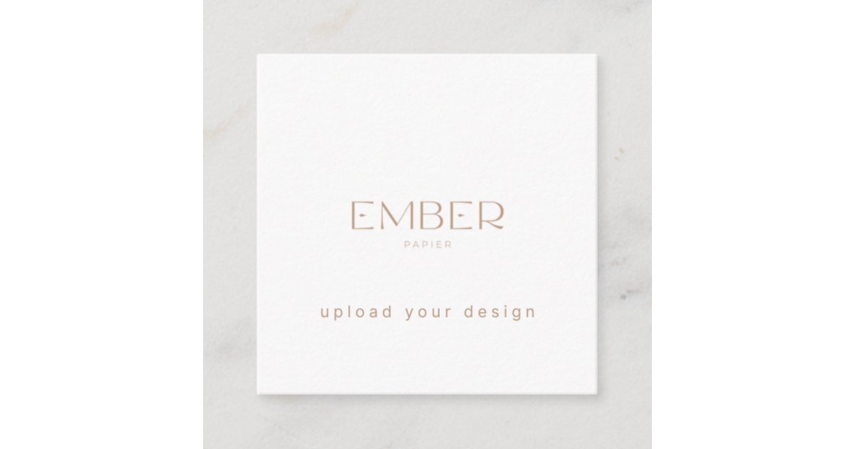 Ember Papier 2.5x2.5 Tag Upload Your Design | Zazzle