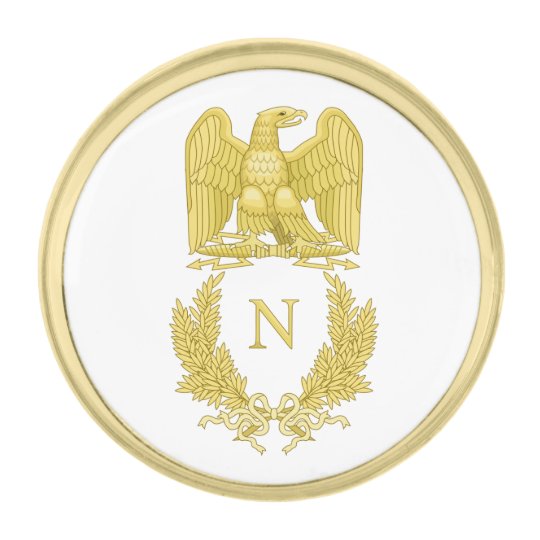 Emblem of Napoleon Bonaparte Gold Finish Lapel Pin | Zazzle.com