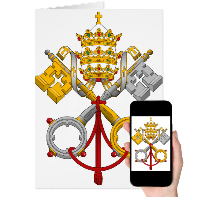 Emblem of the Papacy Official Pope Symbol Coat | Zazzle
