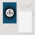 Emblem of the Society of Jesus Business Card | Zazzle