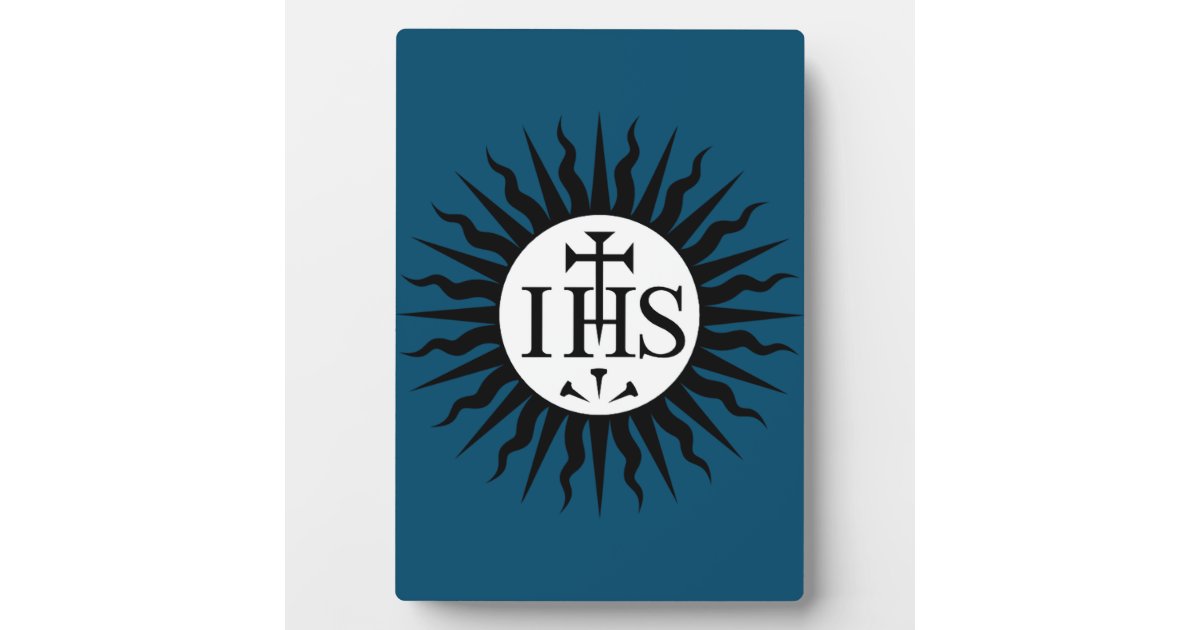 Emblem of the Society of Jesus Plaque | Zazzle