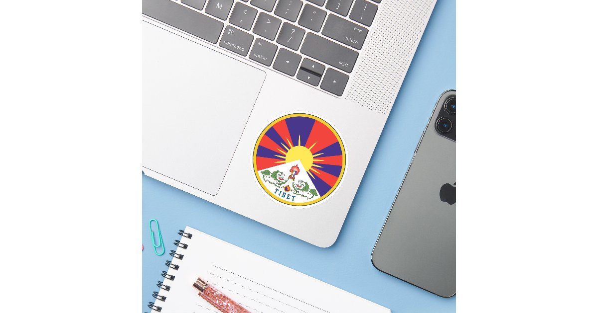 Emblem of Tibet Sticker | Zazzle
