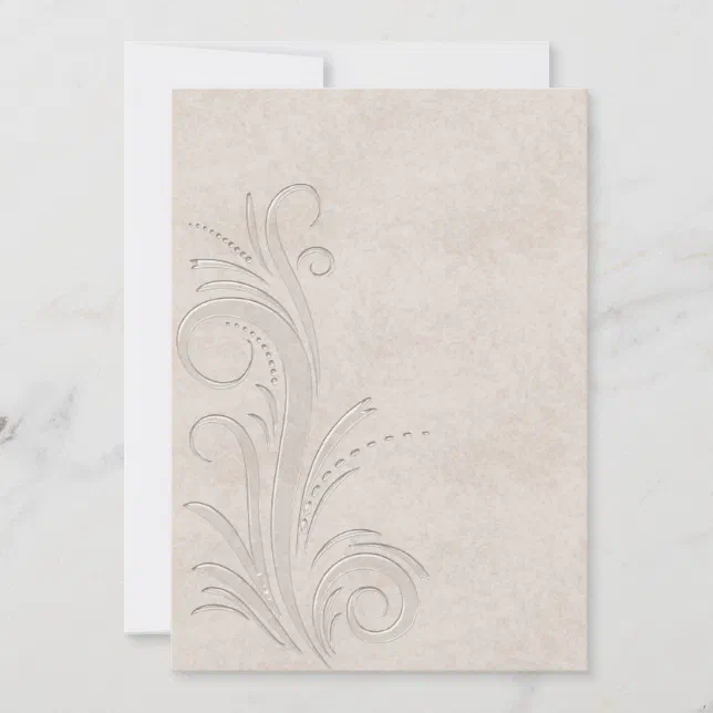 Embossed Illusion Debutante Ball Invitation | Zazzle