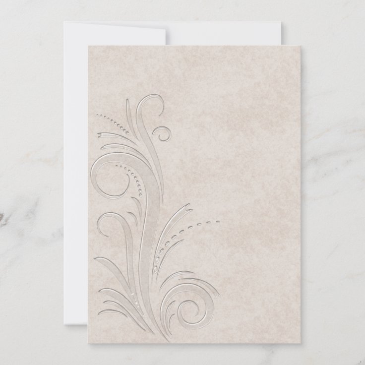 Embossed Illusion Debutante Ball Invitation | Zazzle