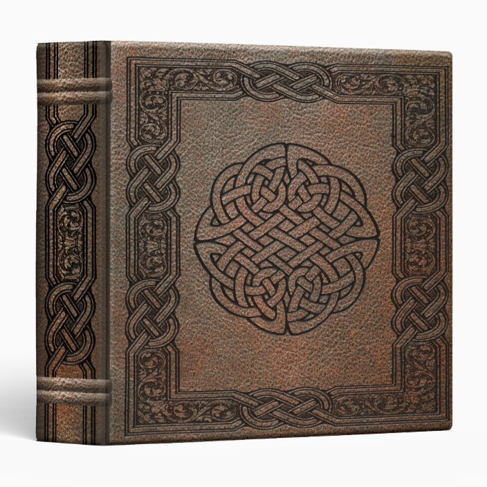Embossed Leather Celtic Knots Binder | Zazzle.com