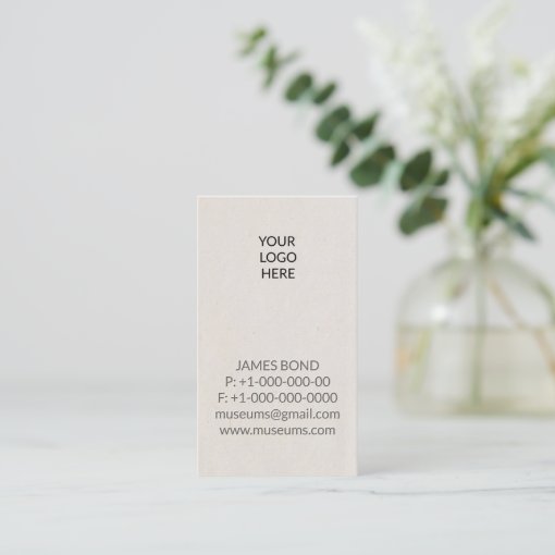 Embossed Logo Business Card | Zazzle