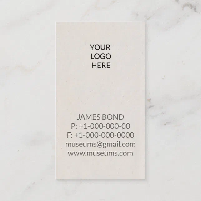 Embossed Logo Business Card | Zazzle