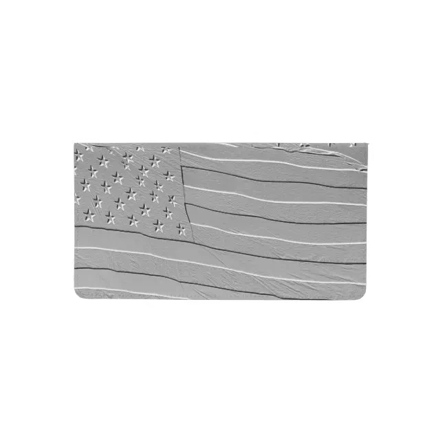 Embossed looking American flag Checkbook Cover | Zazzle
