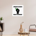 Embrace Science Resist Ignorance Poster | Zazzle
