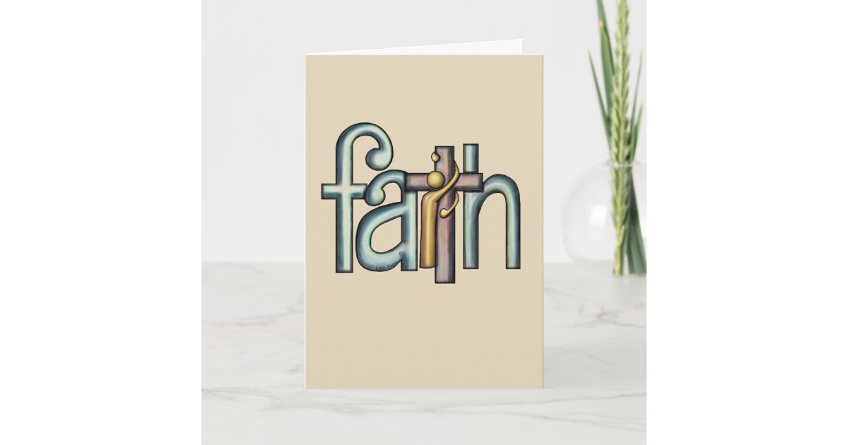 Embrace the Cross Card | Zazzle