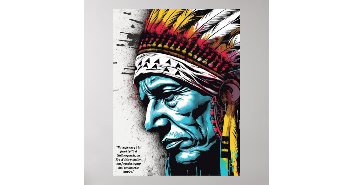Embracing First Nations Sacred Traditions Poster | Zazzle