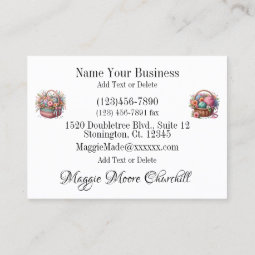 Embroidery / Sewing / Seamstress Business Card | Zazzle