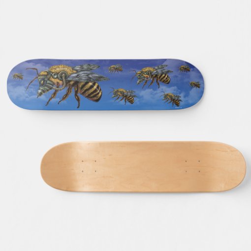 Emek "Bees" Skateboard Deck | Zazzle