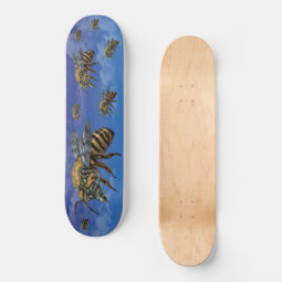 Emek "Bees" Skateboard Deck | Zazzle
