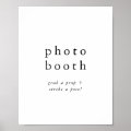EMELIA Boho Printable Wedding Photo Booth Sign | Zazzle