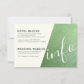 Emerald City Info Card | Zazzle