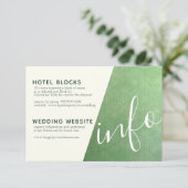 Emerald City Info Card | Zazzle