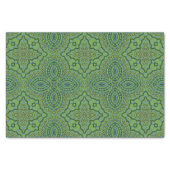 Emerald Green Bohemian Geometric Pattern Tissue Paper | Zazzle