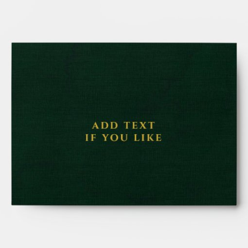 Emerald Green Gold Geometric Floral Wedding Envelope | Zazzle Emerald Green Gold Geometric Floral Wedding Envelope | Zazzle
