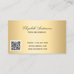 Emerald green gold leopard photo QR code Business Card | Zazzle