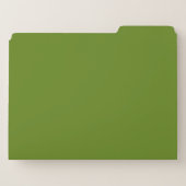 Emerald Green Leaves - Three Colors File Folder | Zazzle