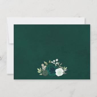 Emerald Green Roses Wedding Calendar & Photo Save The Date | Zazzle